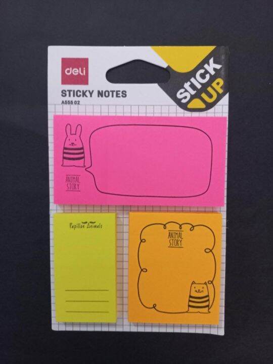 Sticky Notes Deli A555 02 / Sticky Notes / Deli Sticky Notes | Lazada ...