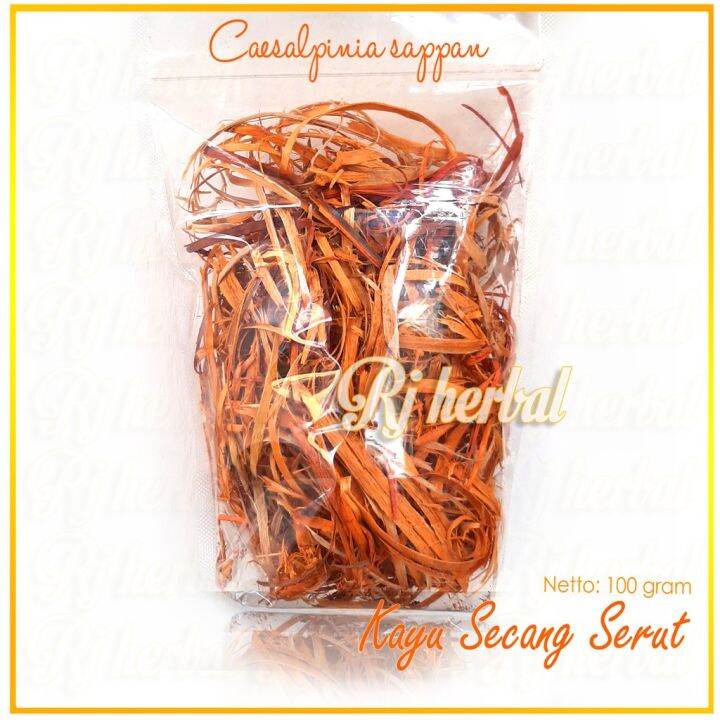 [100 gram] Kayu Secang Wedang Secang Sappan Wood Herbal Untuk Imunitas ...