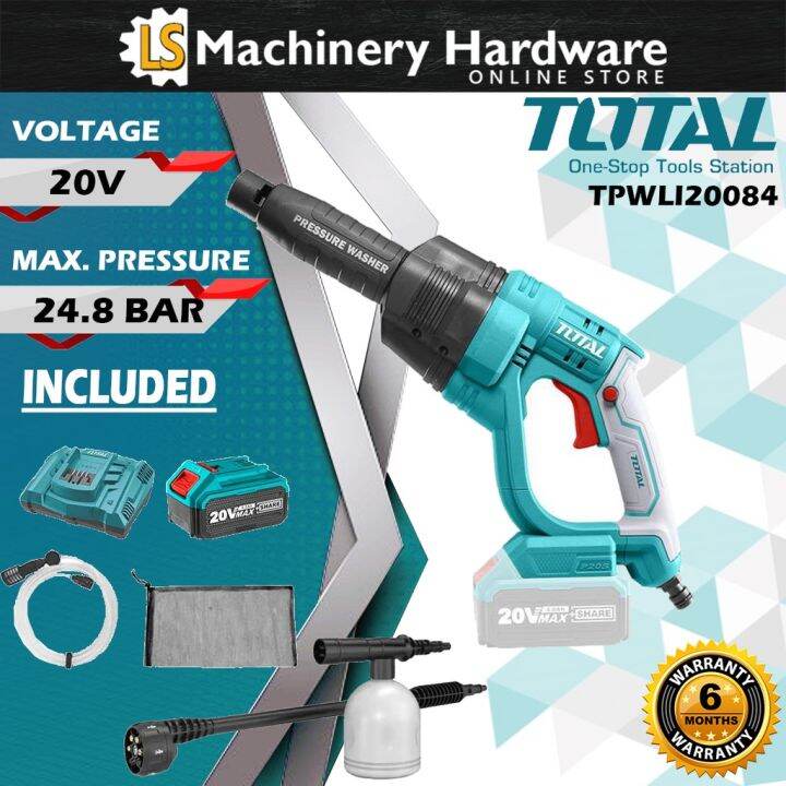 Total Li-Ion Cordless Pressure Washer TPWLI20084 - 6 Months Warranty | Lazada