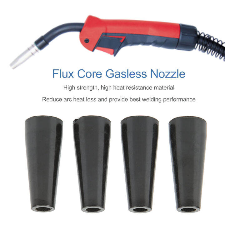 MIG Welder Flux Core Gasless Nozzle Light Weight Insulated Reduce Arc ...