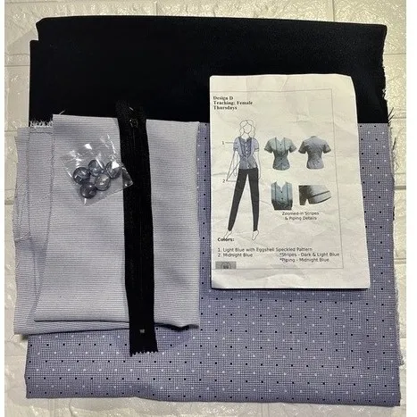 DepEd Official Teacher Uniform for FEMALE Complete Full Set Fabric with ...