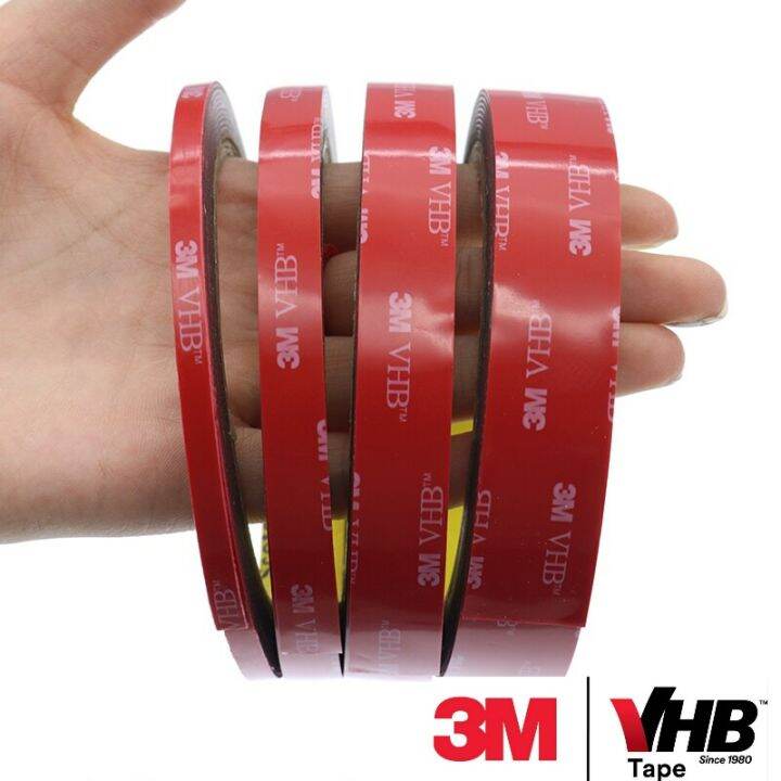 3M Super Strong VHB Double Sided Adhesive Tape Foam Type Waterproof Heavy Duty Trending Original ...