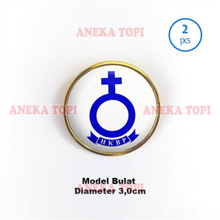Pin HKBP Indonesia Bros Logo HKBP Lapis Resin Model Bulat - Aneka Topi / 2 pcs | Lazada Indonesia