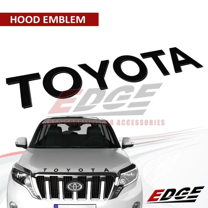 TOYOTA Hood Emblem // adhesive ready stick-on logo symbol sign 3d ...
