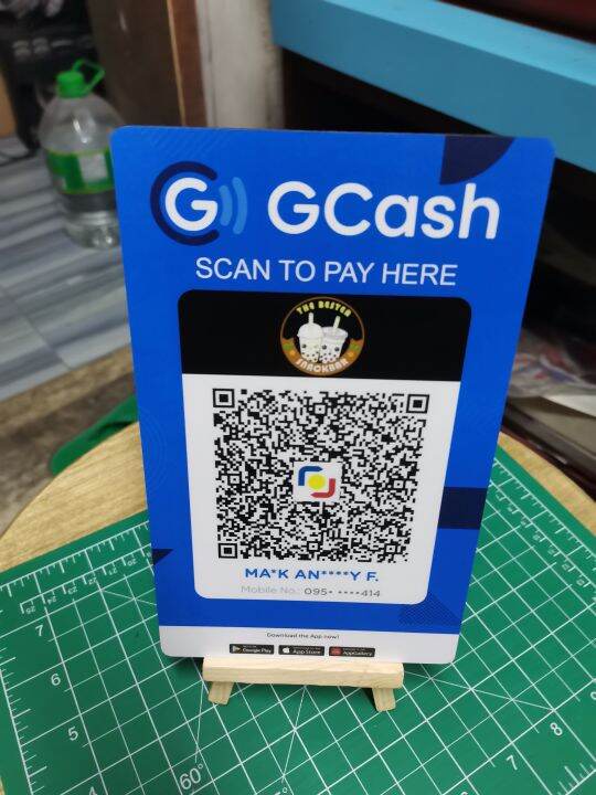 GCASH MAYA BANKS QR CODE STANDEE | Lazada PH