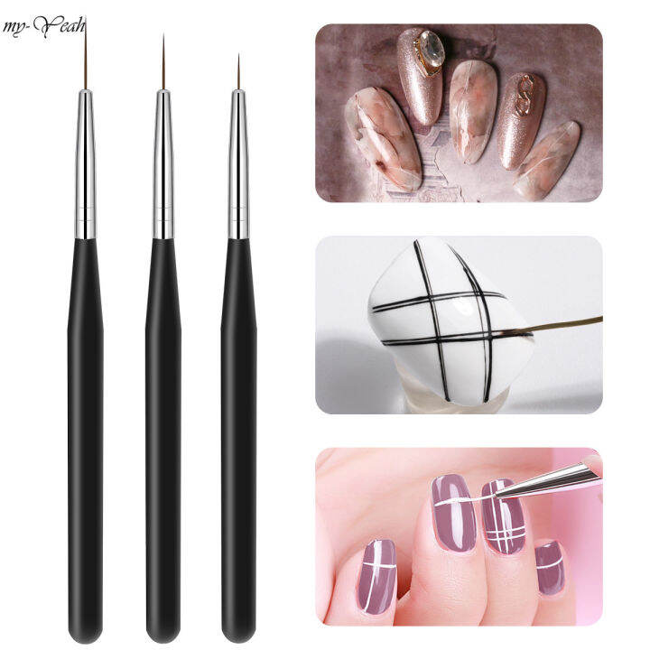 myyeah 3 pcs/set nch art liner painting grid color pen acrylic gel diy ...