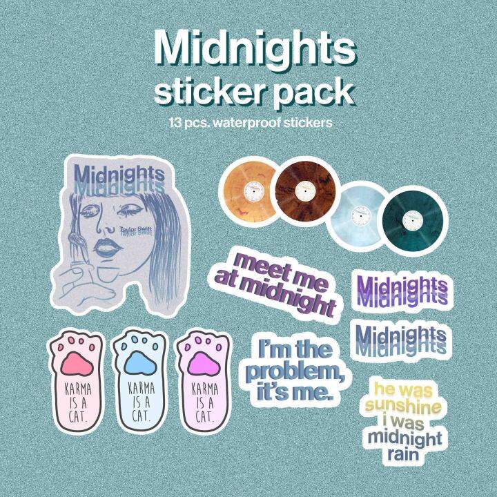 Taylor Swift Midnights Sticker Pack | Lazada PH