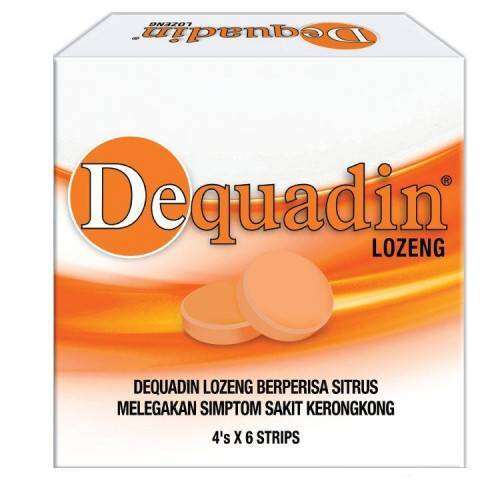 Dequadin Lozenges Sore Throats Relief 24s (Box/Tube) | Lazada