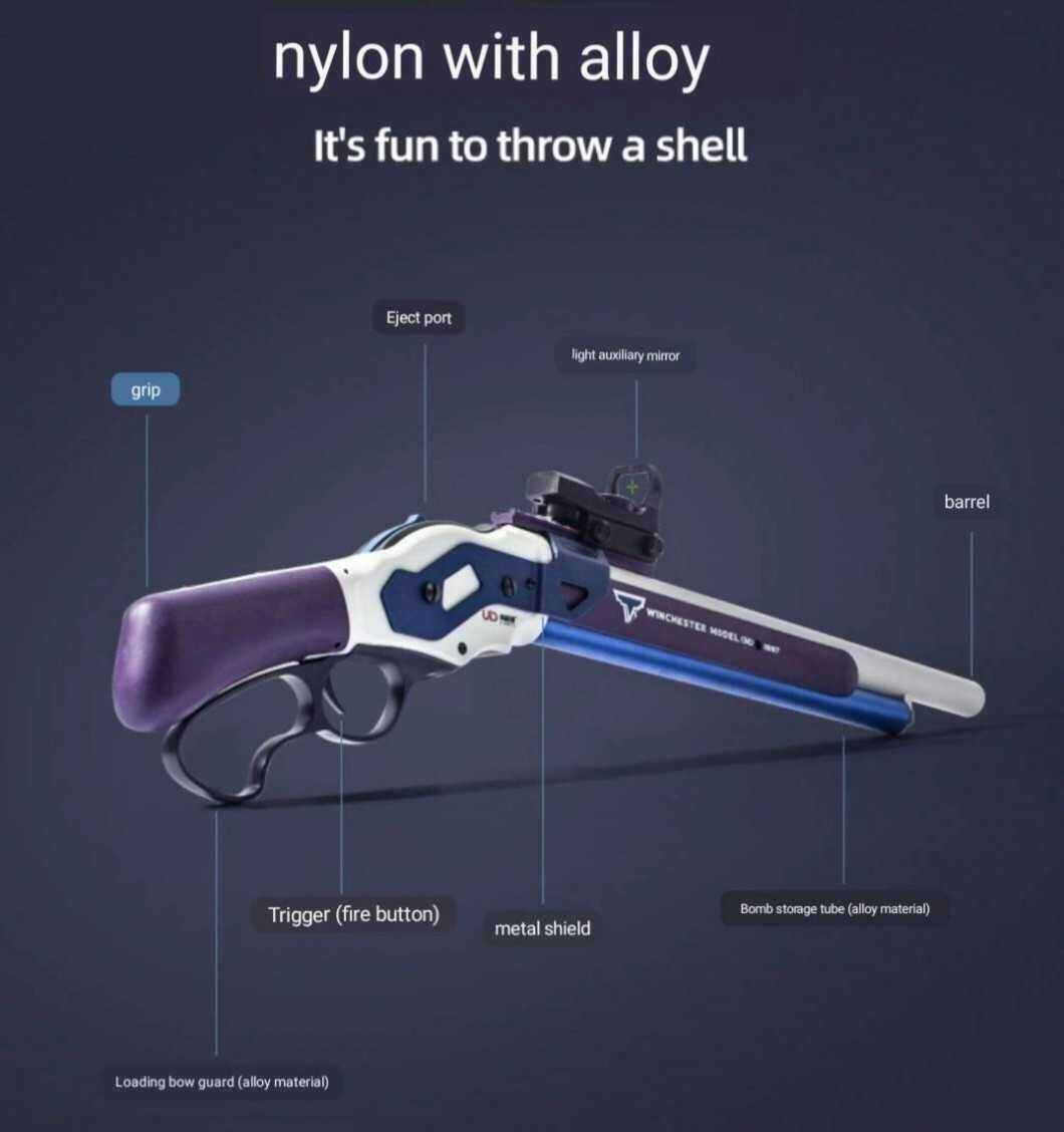 soft bullet gun M1887 ปืนกระสุนอ่อน ปืนของเล่น | Lazada.co.th