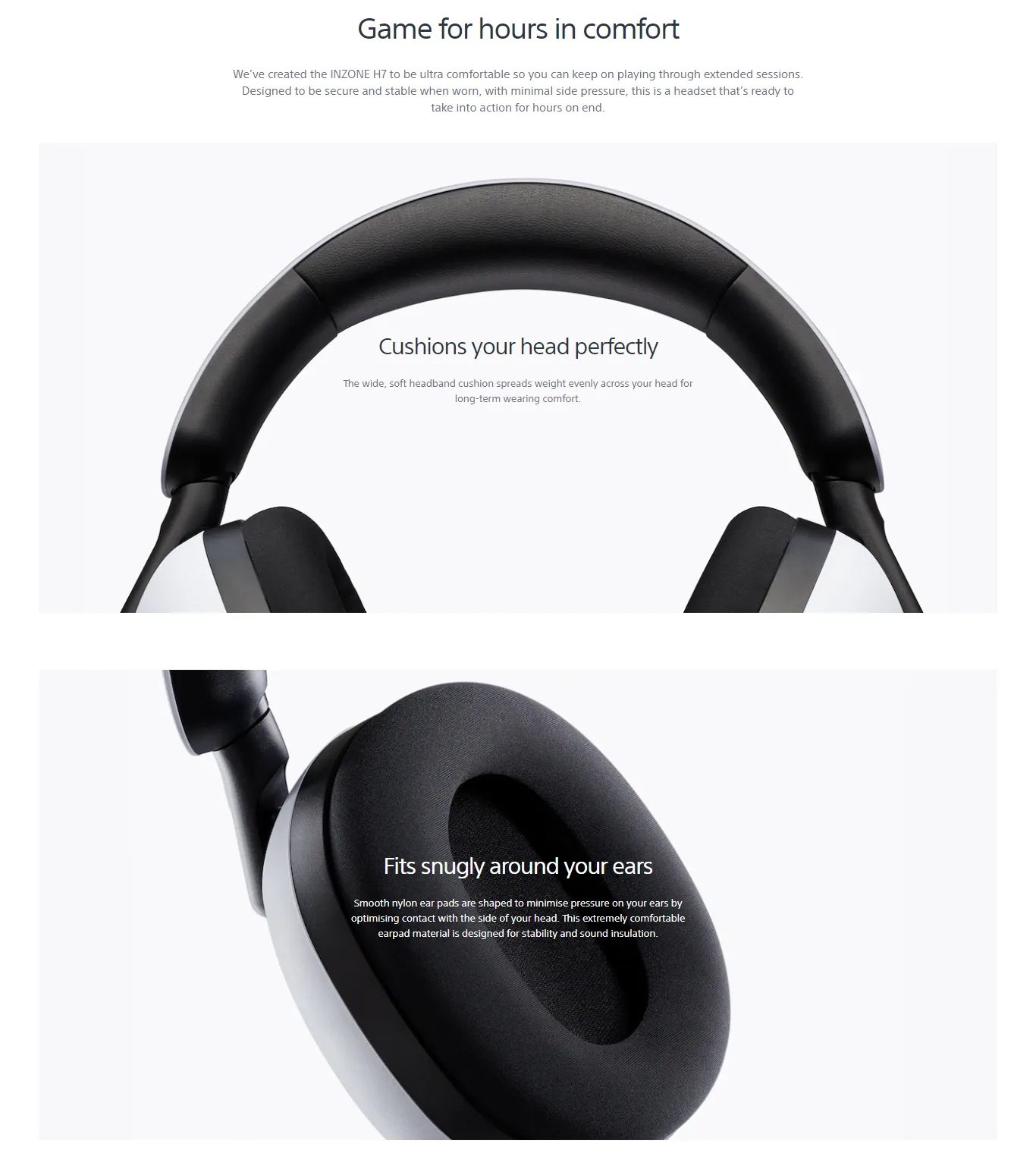 SONY INZONE H7 WH-G700 GAMING HEADSET