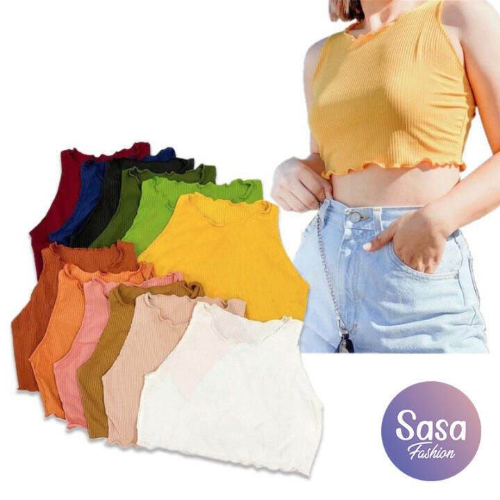 SASA Lettuce Sando Crop Top NADINE | Lazada PH