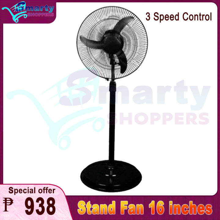 Stand Fan 16 inches 3 Banana Blade stand fan (GOLD HORSE) | Lazada PH