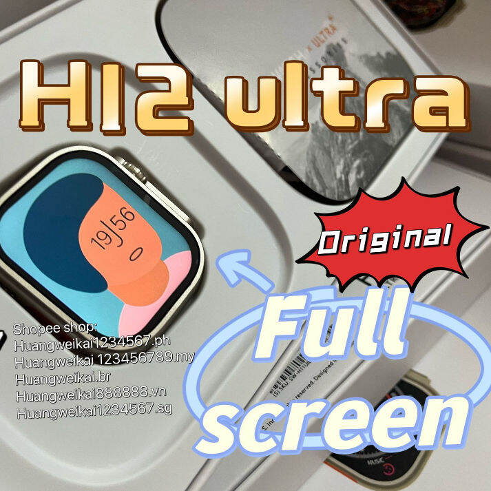 12TOP H11 Ultra + update H12 ultra premium smartwatch watch 9 NFC ...