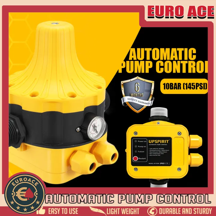 UPSPIRIT (6Months Warranty) Automatic Water Pump Control IP65 10 Bar-145PSI Pressure Pump Switch ...