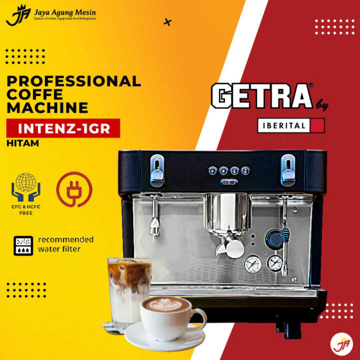 GETRA PROFESSIONAL COFFEE MACHINE (BLACK) / INTENZ-1GR | Lazada Indonesia