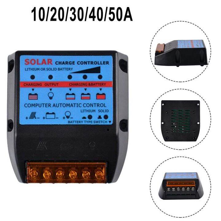 Solar Controller Unit 12V Solar Panel Battery Photovoltaic Charge ...