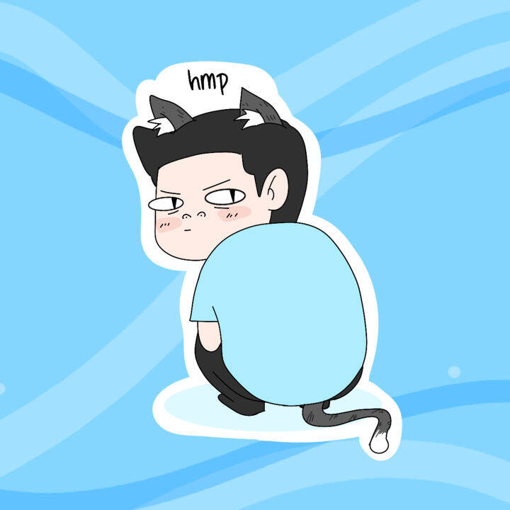 SSKAIT Oliver Waterproof funny multoserye mood die cut sticker - Hmp ...