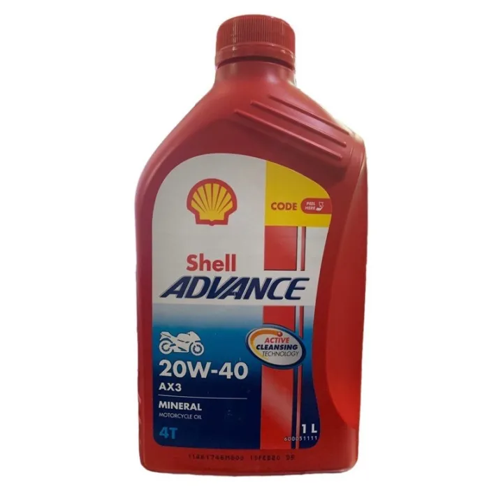 popular SHELL Advance AX3 20W-40 4T (1L | Lazada PH