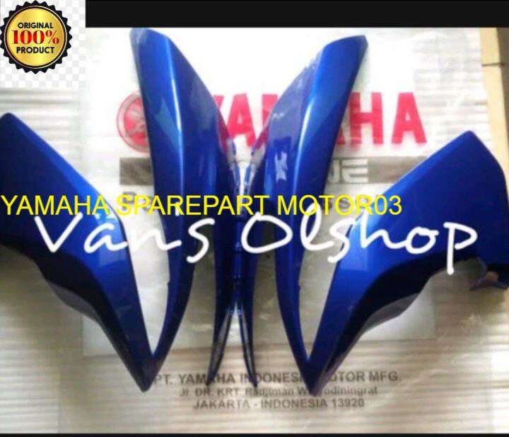 Body Cowling Aerox 155 SEPASANG biru Orginal Yamaha Genuine | Lazada ...