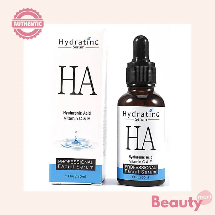 Hyaluronic Acid Serum with Vitamin C and Vitamin E 30ml | Hydrating | Brightening | Skin ...