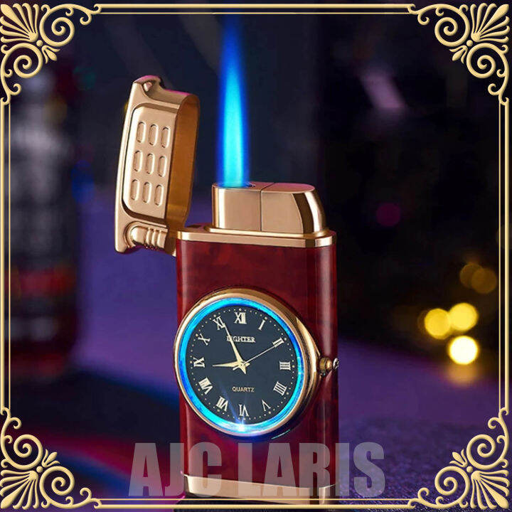 MANCIS KOREK API BARA MODEL JAM LIGHTER UNIK | Lazada Indonesia