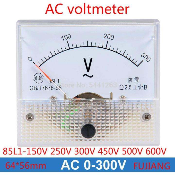 Analog AC voltmeter 85L1-150V 250V 300V 450V 500V 600V generator voltmeter | Lazada PH
