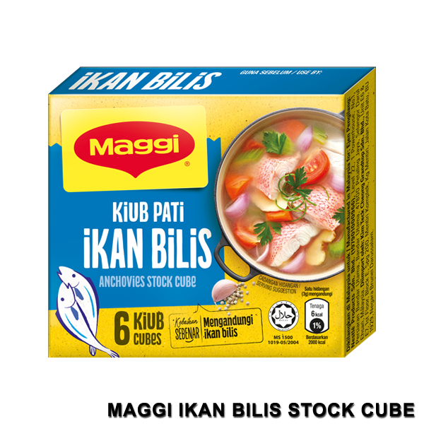 MAGGI Ikan Bilis Stock Cube 60g | Anchovy Instant Soup | Lazada