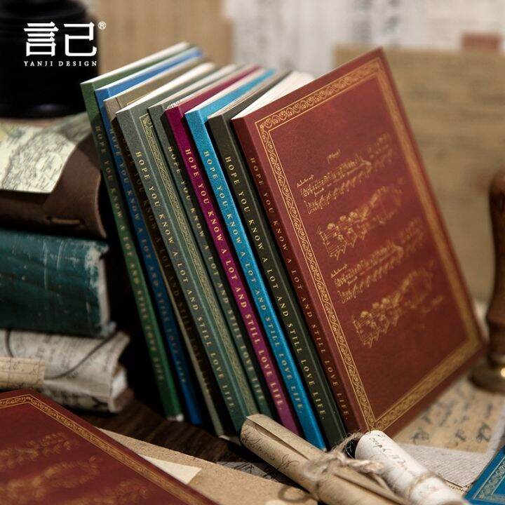 [COD] own material paper old retro text handbook decoration 40 sheets ...