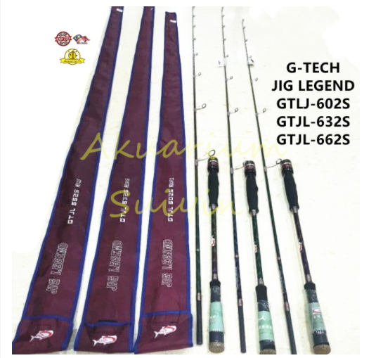 NEW G-TECH JIG LEGEND Butt Joint Spinning Rod | Lazada