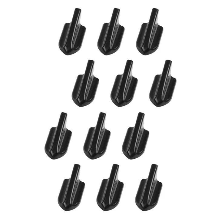 12pcs Black Car EVO-Style PP Roof Shark Fins Spoiler Wing Kit Vortex Generator | Lazada.co.th