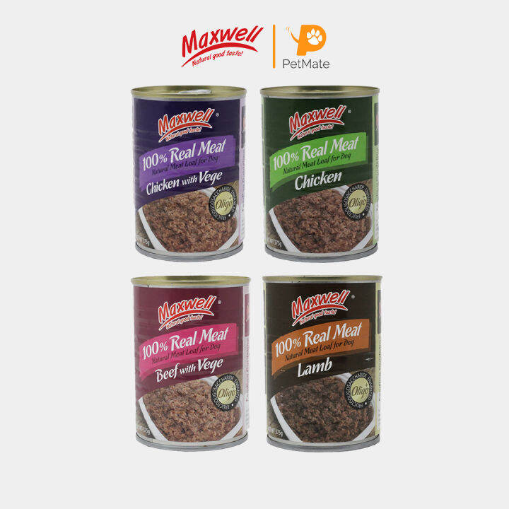 Maxwell Adult Dog Wet Food Can Beef with Vegetable 375g - PetMate ...
