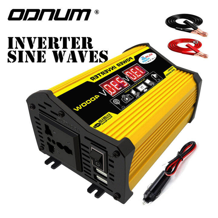 ODNUM Multifunctional Inverter DC12V voltage to AC220V voltage 50Hz ...