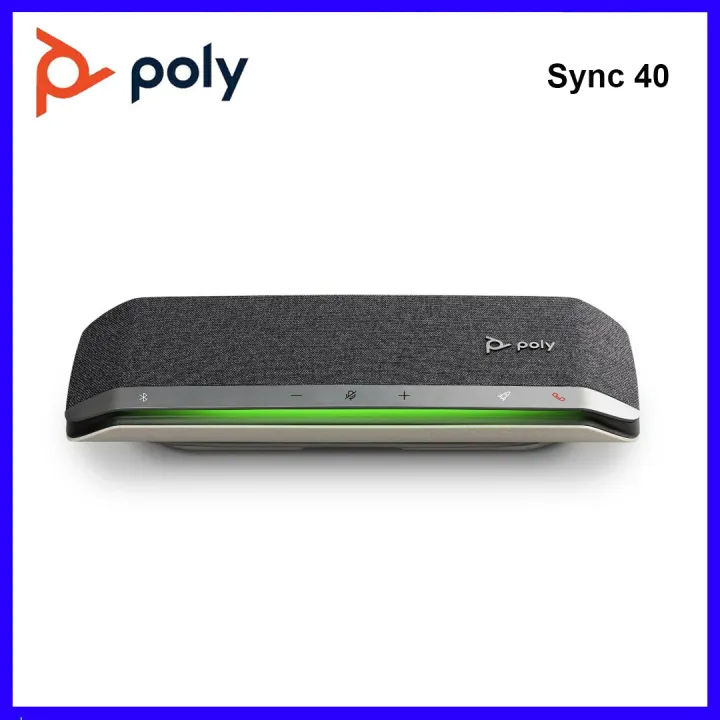 Original Poly Sync 40 Smart Conference Speakerphone สำหรับห้องที่ยืดหยุ่น/กอด | Lazada.co.th