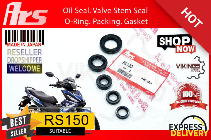 RS150 100% Original authentic JAPAN ARS oil seal set RS150 | Lazada