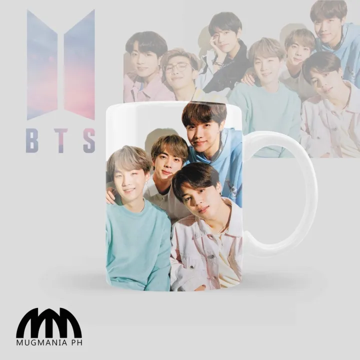 BTS Mugs - Mugmania - BTS Member - Jungkook, V , Jimin , Jin , Suga ...