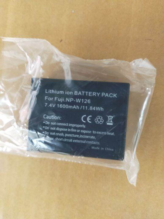 แบตเตอร์รี่กล้อง FUJI CAMERA BATTERY รหัสแบต NP-W126 | Lazada.co.th