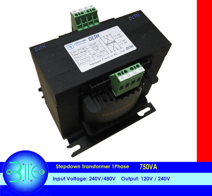 Industrial Control Transformer Brand: “Yokoyama” Rating Capacity: 750VA, Primary Voltage: 240 ...