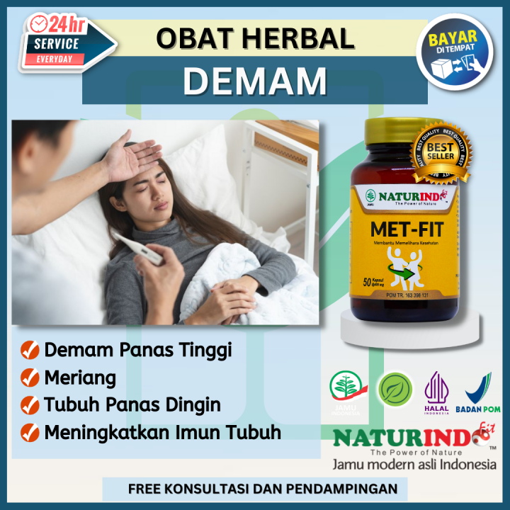 NEW METFIT Obat Demam Paling Ampuh Herbal Mengatasi Batuk Pilek Dan ...