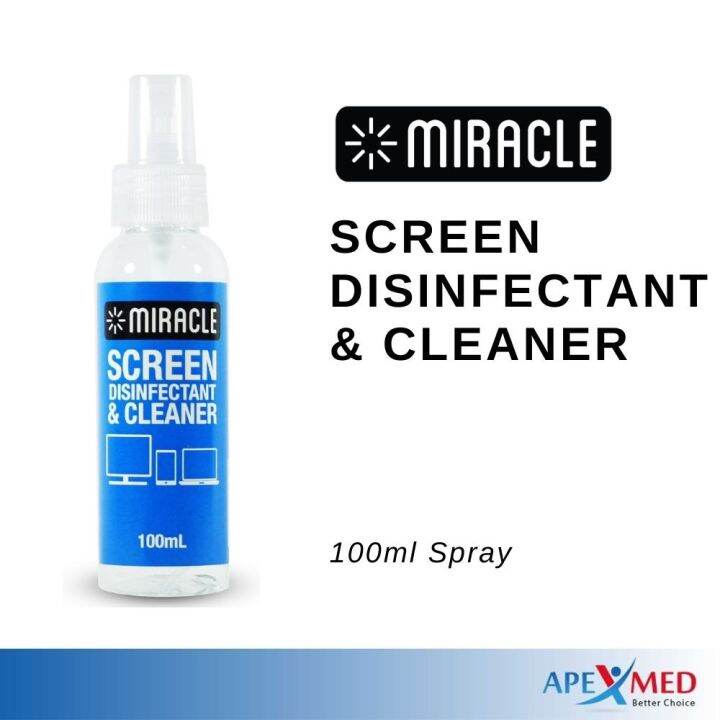 Miracle Screen Disinfectant & Cleaner - 100ml Sprayuct | Lazada PH