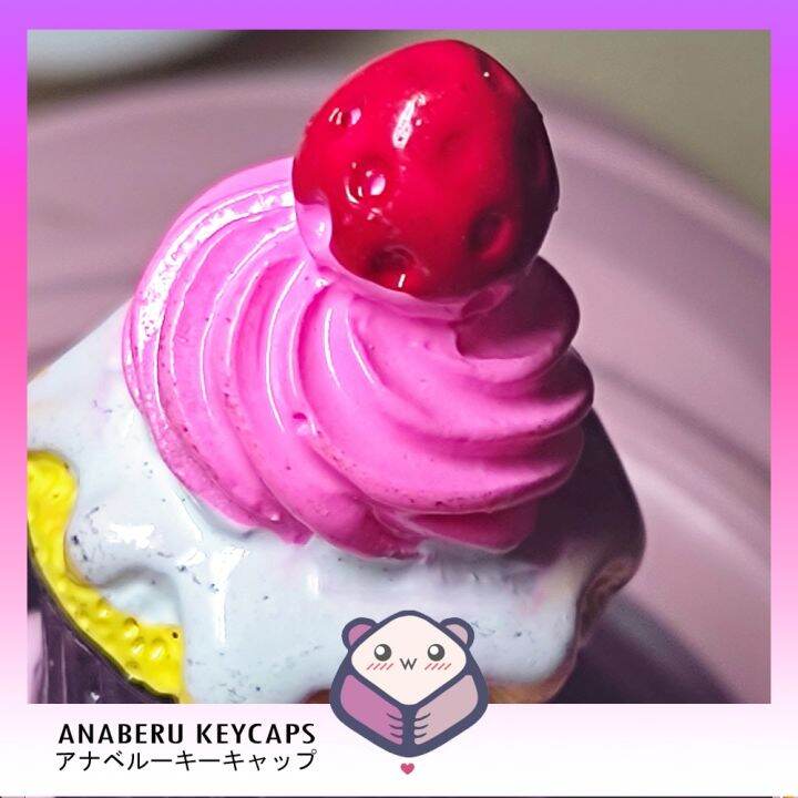Strawberry Cupcake Keycaps | Lazada PH
