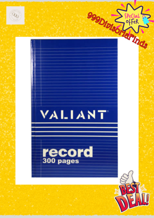 Record Book (Regular Blue) - 300p | Lazada PH