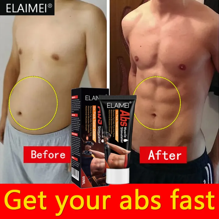 Walang Exercise ELAIMEI Abdominal Muscle Abs Cream The Fastest Way to ...