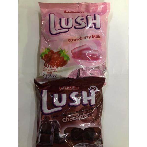 ☃₪ Lush Chocolate /strawberry Chewy Candy 140g x 50pcs | Lazada PH