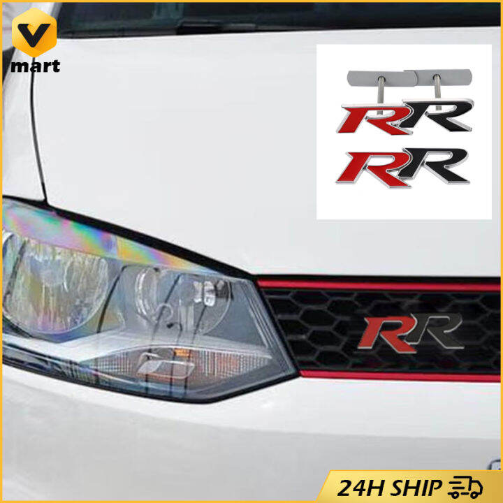 RR Logo 3D Metal Car Front Grille Emblem Stickers Type Decal for Honda ...