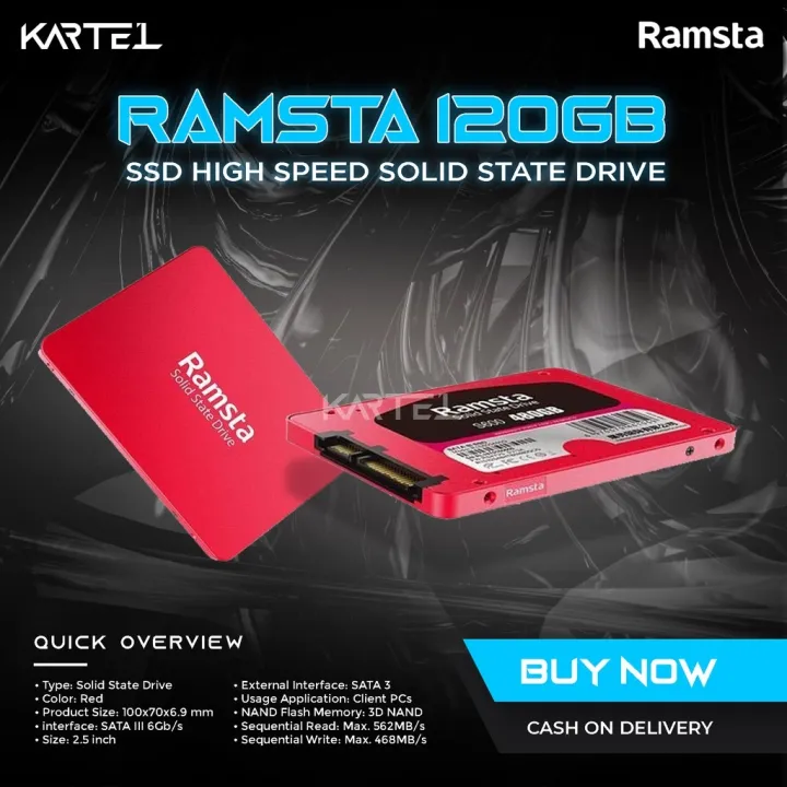 RAMSTA Solid State Drive 120gb (SSD 120Gb) | Lazada PH