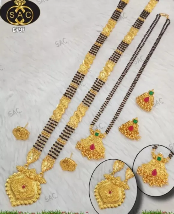 NEW ARRIVAL MANGALA SUTRA GOLD PLATED CHAIN_NOT 916 | Lazada