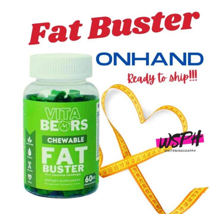 ONHAND Fat Buster VItabears Detox Vitamin C Hair Skin Nails Gummies ...