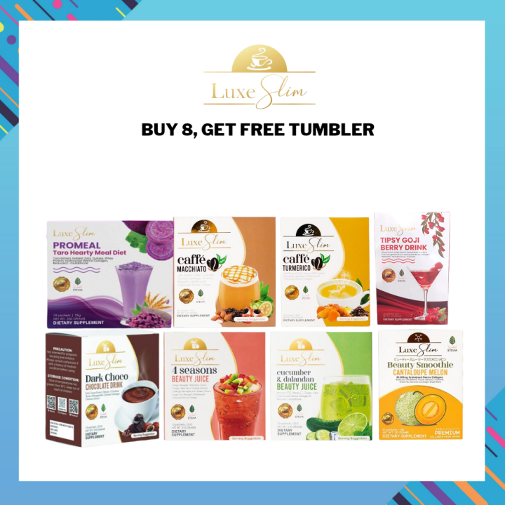 Luxe Slim Coffee / Juice / Smoothie (Macchiato, Turmerico, Cucumber, 4 ...