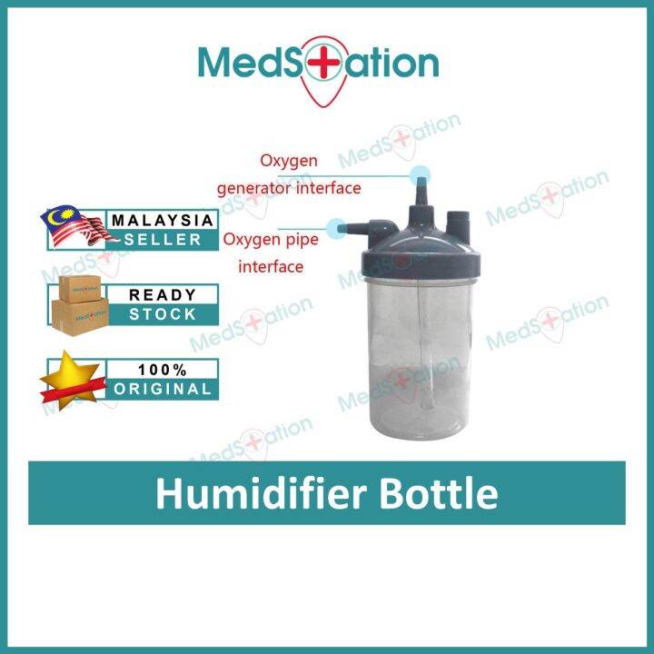 Oxygen Humidifier Bottle with Tubing Connector for Oxygen Concentrator ...