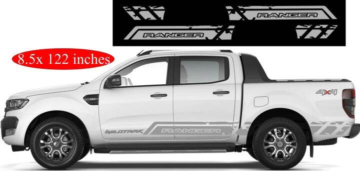 FORD RANGER SIDE DECALS VINYL STICKER / MACHINE CUT / OUTDOOR ,HIGH ...